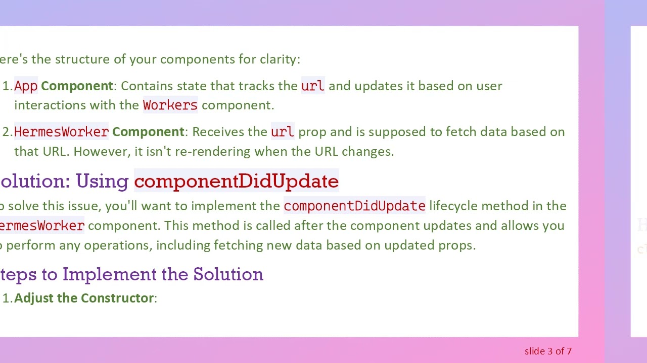 Solving the React Component Not Rendering Issue After State Change