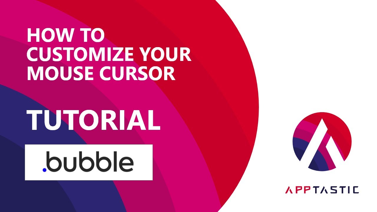 How to customize your mouse cursor in bubble.io (via plugin)