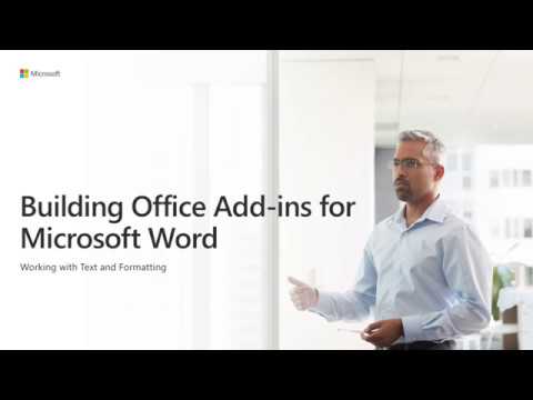 Learn Build Office add ins for Microsoft Word - Mind Luster