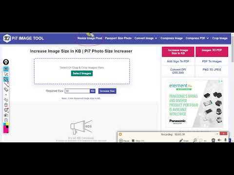how to increase image size, image & pdf tool | pi7 image tool | convert, compres, resize, crop image