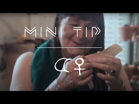 Half Moon Woman x MINI TIPI - Birch Bark Biting