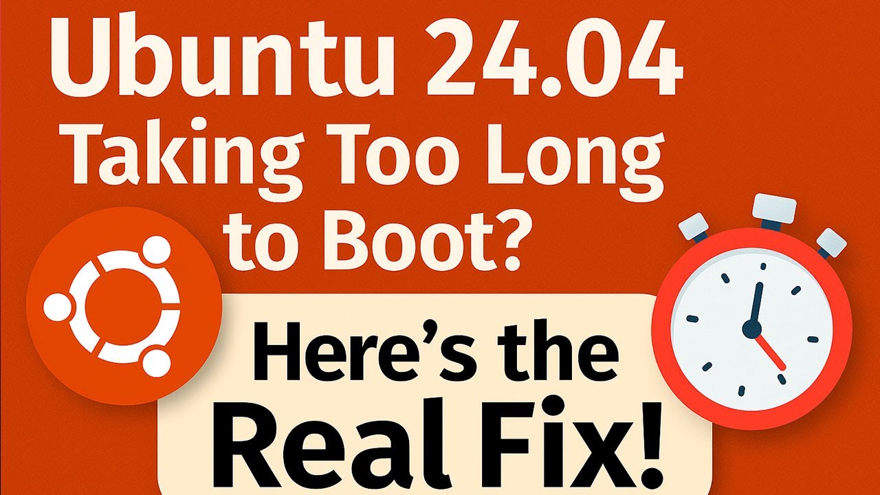 UBUNTU FIX: Slow boot time on Ubuntu 24.04
