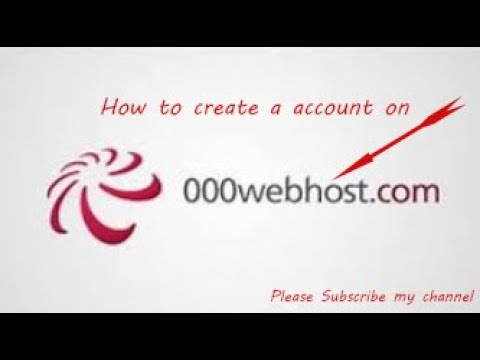 How to create an account on 000webhost.com