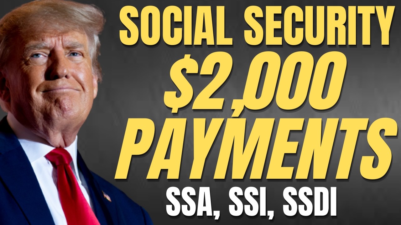 $2,000 Checks For Social Security Recipients THIS WEEK | SSA, SSI, SSDI