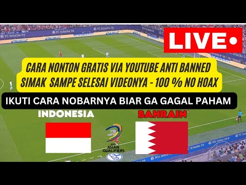 Live Indonesia vs Bahrain