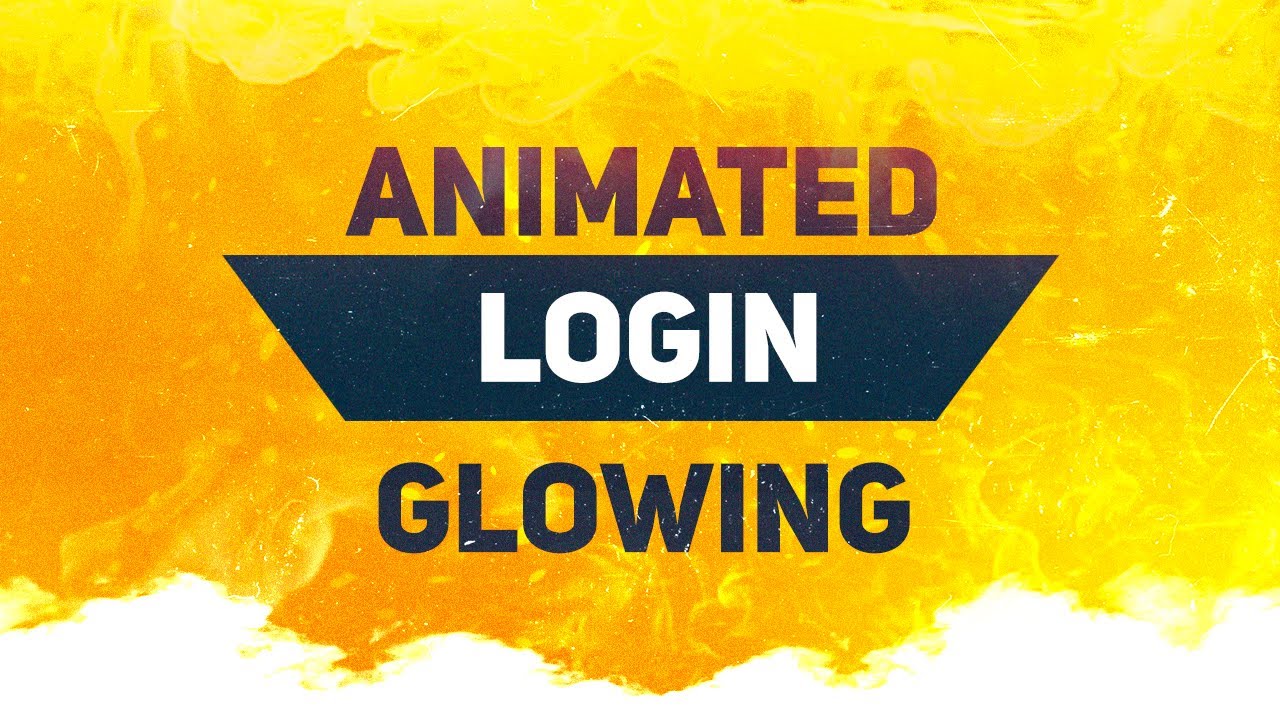 Animated Glowing Gradient Login Form Using Html CSS | User Sign in Form Design