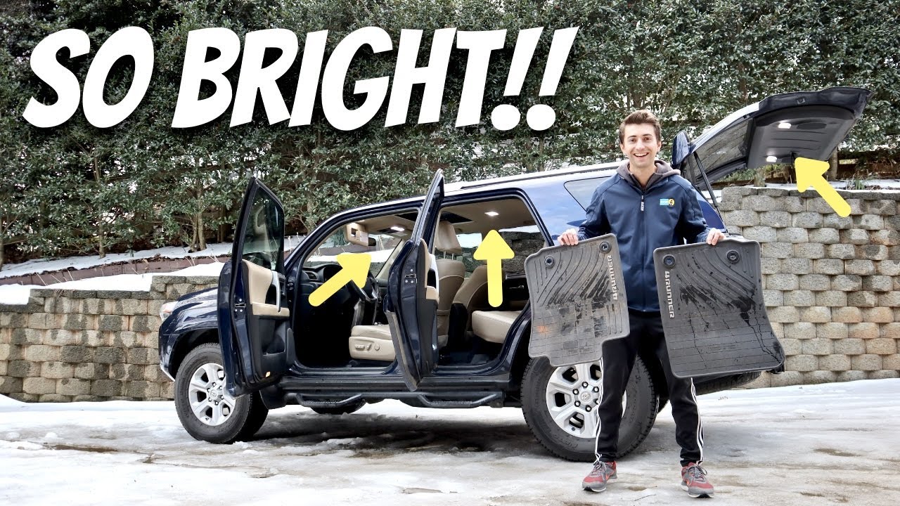 Installing LED Lights and All Weather Floor Mats | Toyota 4Runner!