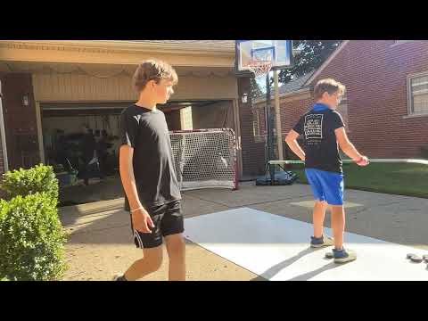 Joshua and Noah’s hockey shooting!!!