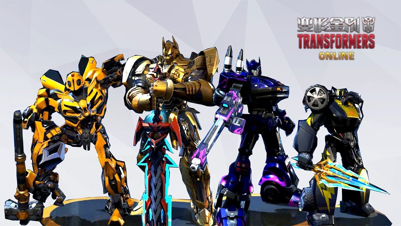 TRANSFORMERS Online - Bumblebee ,Optimus Prime ,Megatron ,Grimlock ,Bluestreak All Skin vs Weapons