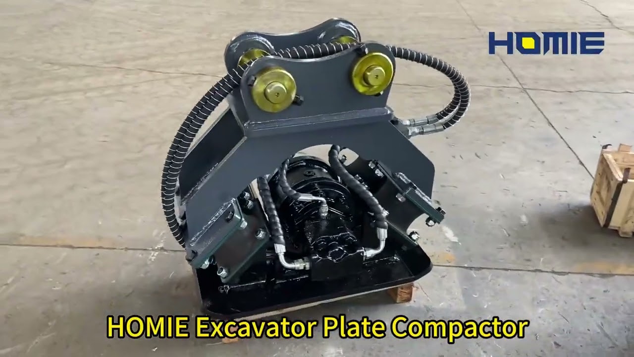 Excavator Mounted Vibratory Plate Compactor | HOMIE Compaction Solution