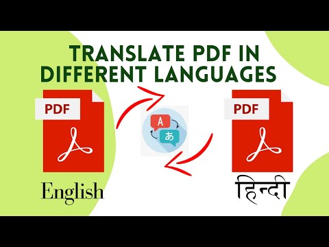 How to Translate PDF file English to Hindi | English to Hindi PDF Translate for Free | Translate PDF