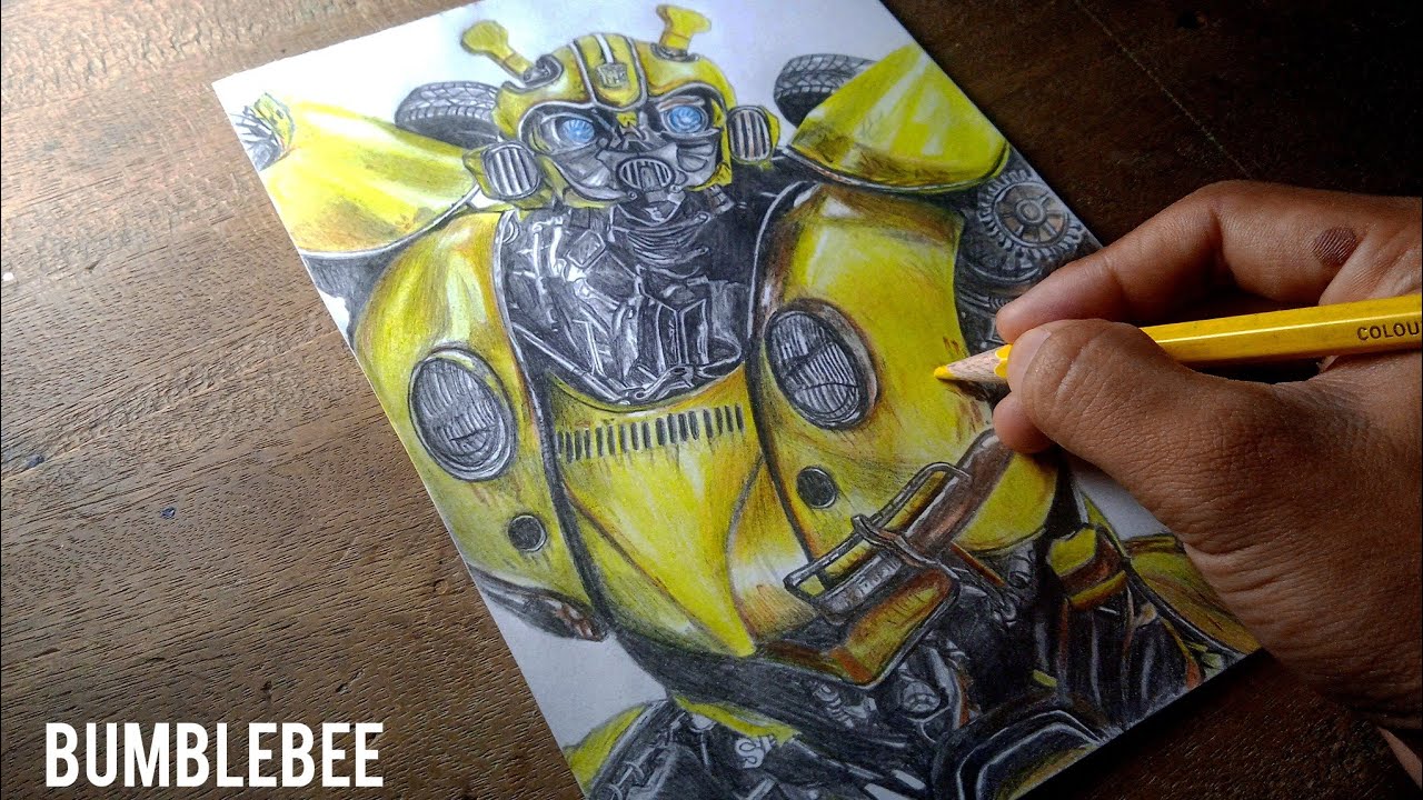 Drawing bumblebee/time-lapse/AbDraw
