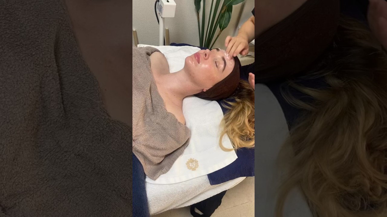 Come with me to a 2hr facial in Japan, Tokyo 🇯🇵♥️ #japan #tokyo #facial #skincare #skincaretips