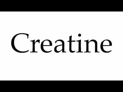 How to Pronounce Creatine
