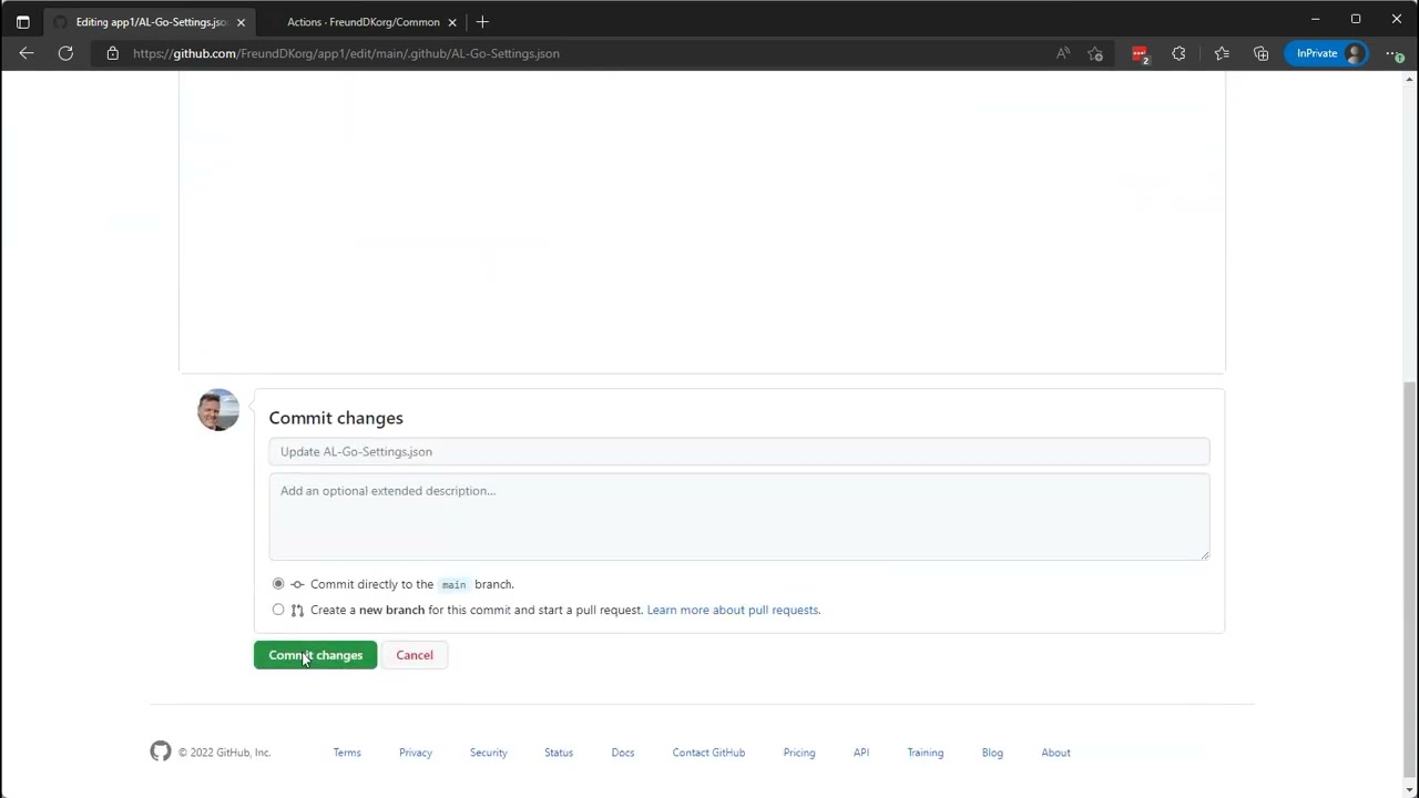 AL-Go for GitHub: Publish to a FAT environment