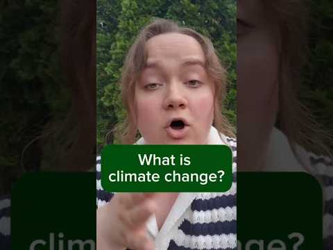 What actually is climate change? And what is it not? Let's talk about it! 🌎 #climatechange #weather