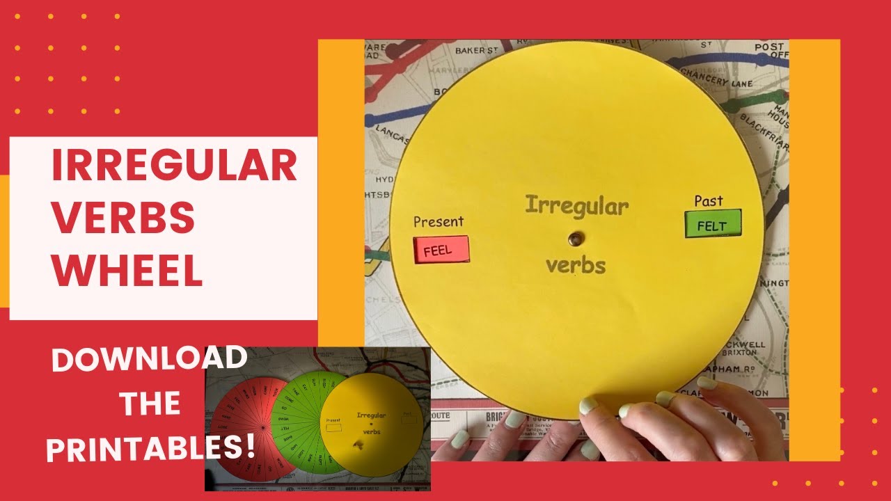 IRREGULAR VERBS WHEEL! Download the printables