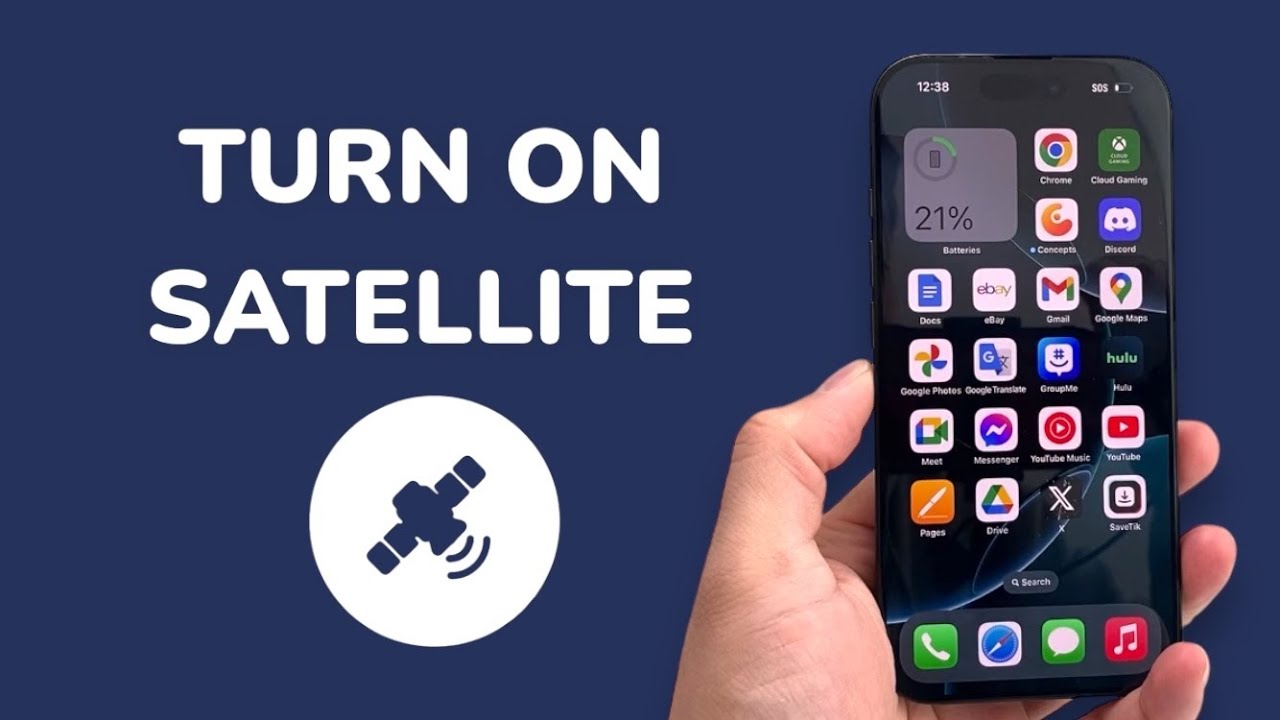 How To Turn On Satellite Access on iPhone