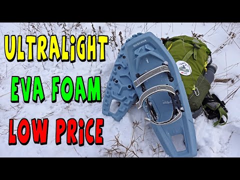best low budget foam snowshoes | Decathlon Quechua Sh100 easy snowshoes