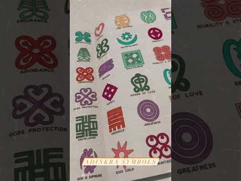 Adinkra Symbols | Coloring the African Diaspora, Vol. 1