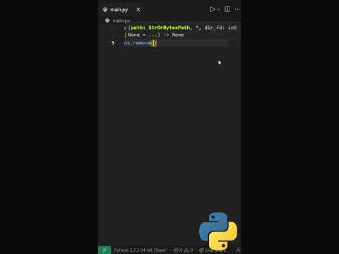 How to DELETE a file with python