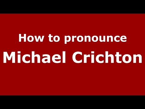 How to pronounce Michael Crichton (American English/US) - PronounceNames.com