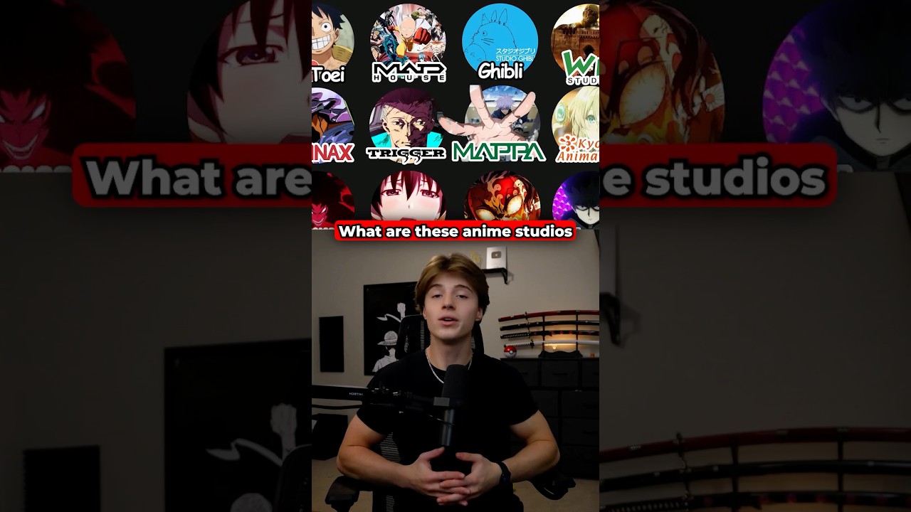 Anime studios most popular anime