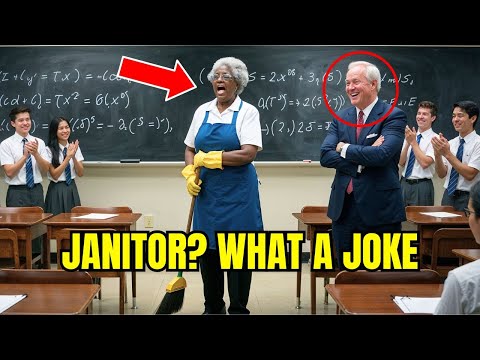 Teacher Told Black Janitor to Solve Calculus as a Joke—Has No Idea She's a Math Genius!