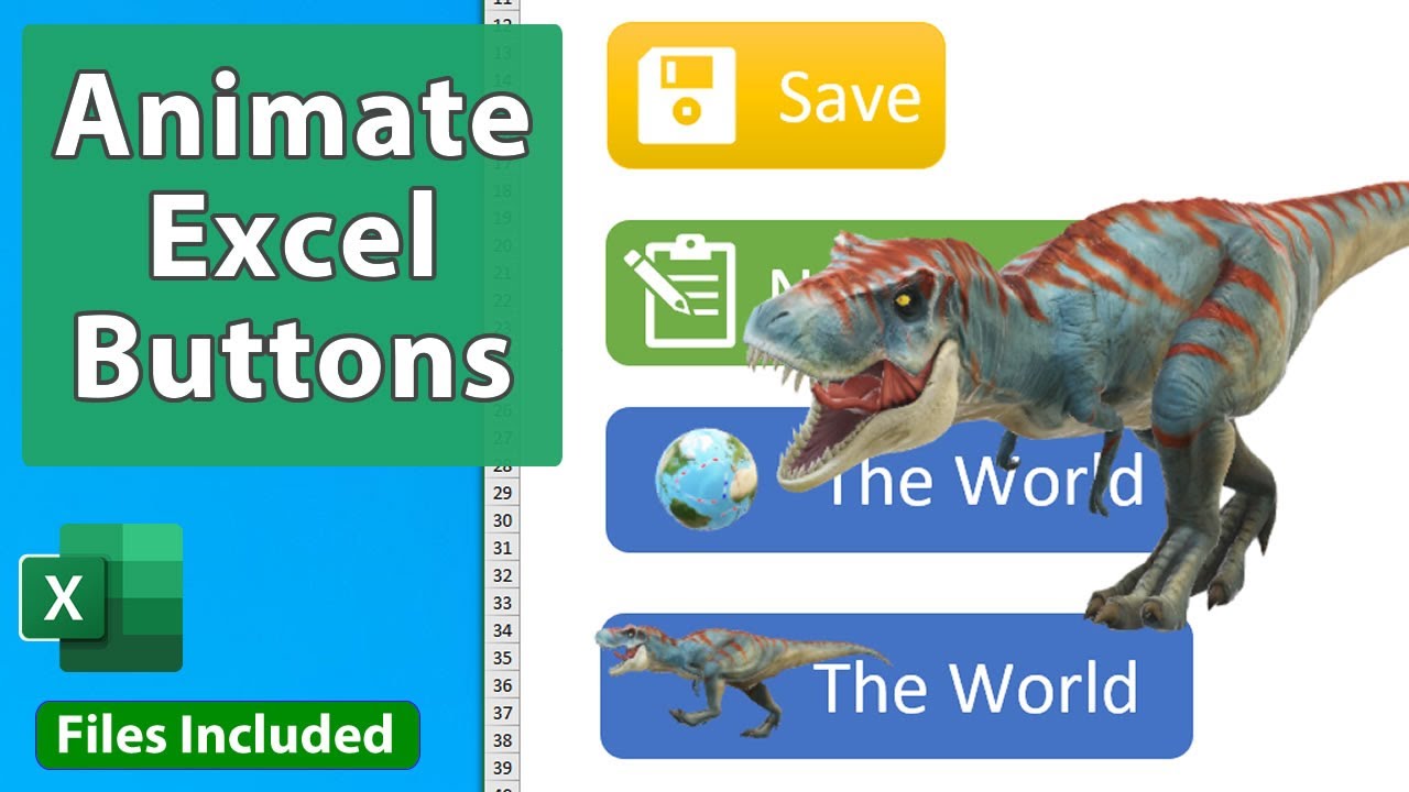 Make Cool Buttons for Excel! (And Professional)