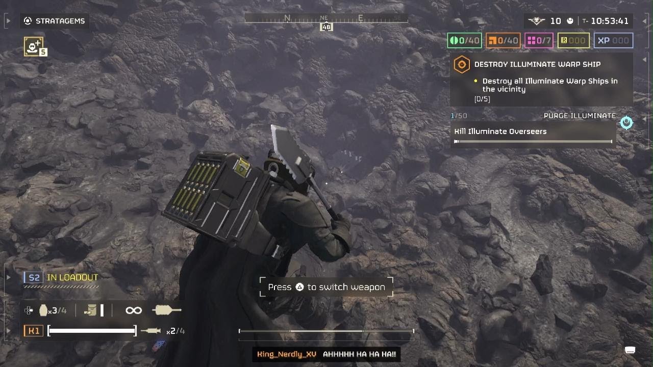 HELLDIVERS 2 - Weird Structure Under the Map