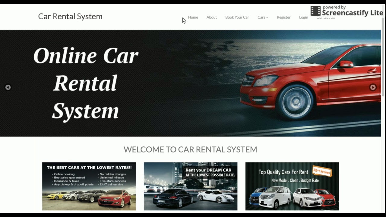 Car Rental System | Python Django Project Tutorial | Python CRUD Project