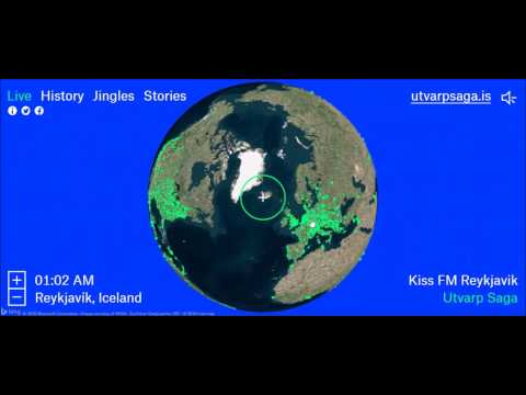 Listen to live radio all over the world by navigating an interactive globe Radio Garden!