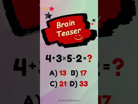 Short IQ Test Booster - Brain Teaser 🧠 #iqtest #iqshorts (14)