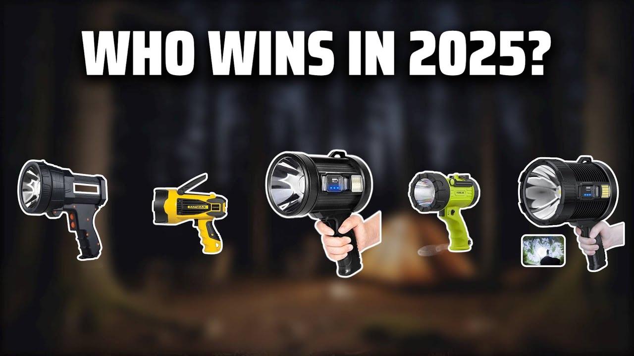 The Top 5 Best Handheld Spotlight in 2025 - Must Watch Before Buying!