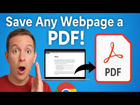 save any webpage as pdf | How To Convert Any Webpage Into PDF ( 2025) | Save Websites as PDF Easily
