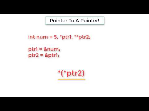 Pointer To A Pointer In C Programming Language