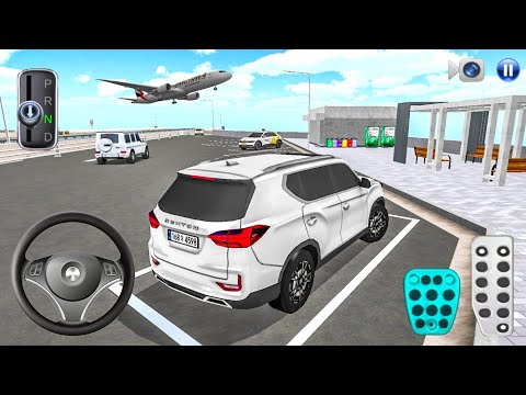 New Rexton SUV car in Highway Sleep Rest Area - 3D Driving Class 2025 - SUV Gameplay Android iOS