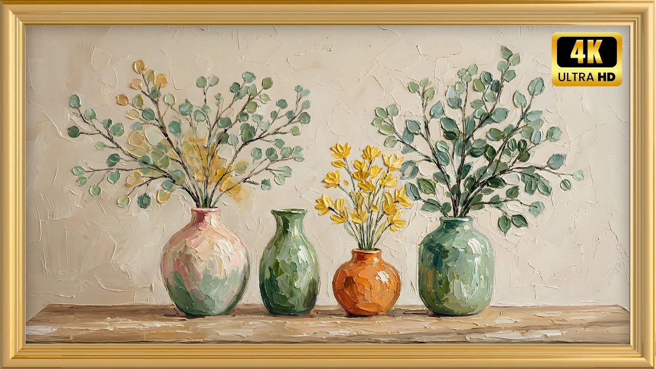 Elegant Floral Still Life Art | Ambient Wall Art for Frame TV & Home Decor (8 Hours)