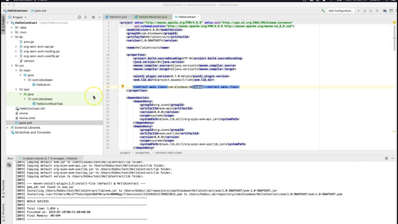 Getting started with Java Smart Contract on AVM (Aion Virtual Machine) with Aion4j