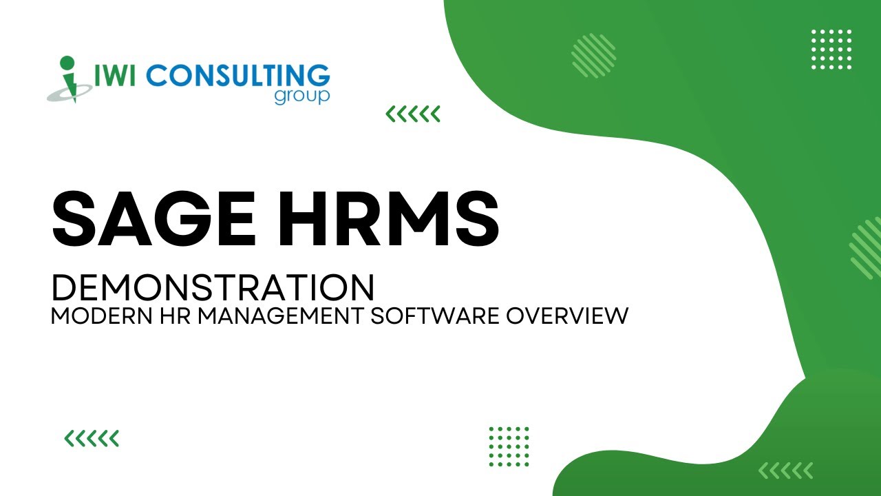Sage HRMS Demonstration – Modern HR Management Software Overview