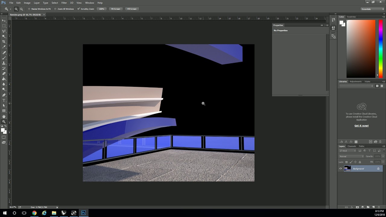 69 - Photoshop Backgrounds into Renders with Alpha Channels