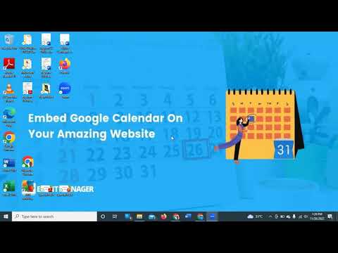 Embed Google Calendar to Your Website Page