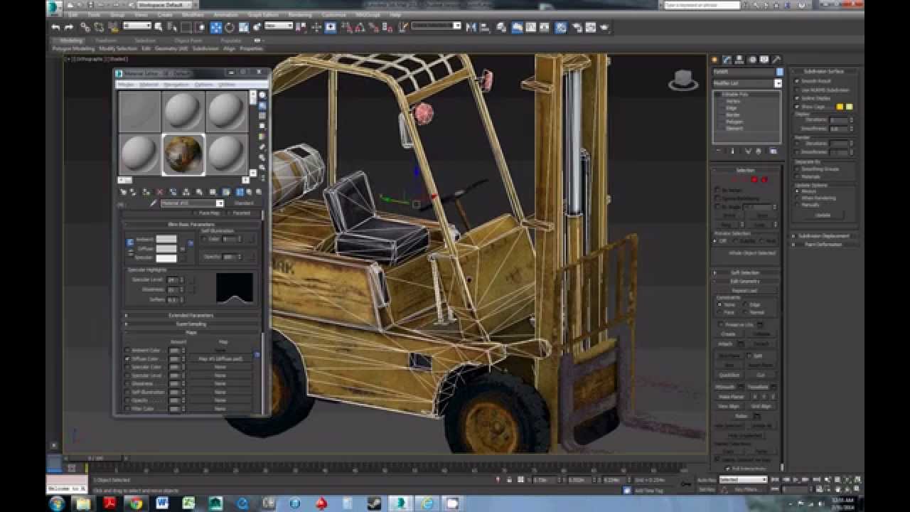 Using the Multi Sub Object Material in 3DS Max 2015