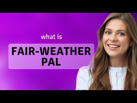 Understanding "Fair-weather Friend": An English Idiom Explained