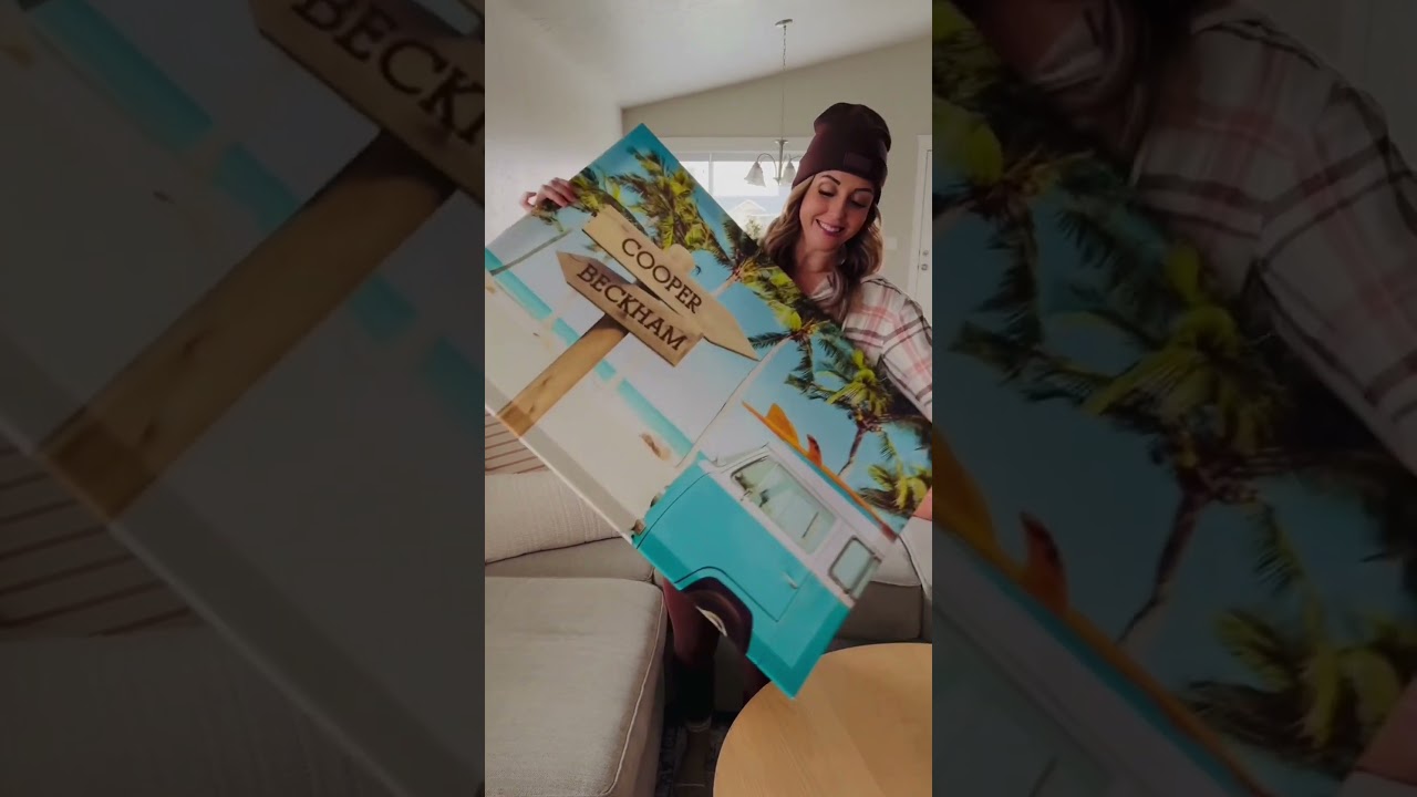 Unveiling Our Custom Family Name Canvas Prints! 🖼️ | Personalized Home Decor Unboxing
