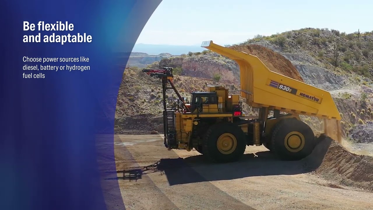 Drive toward net zero with Komatsu’s Power Agnostic 930E drive truck