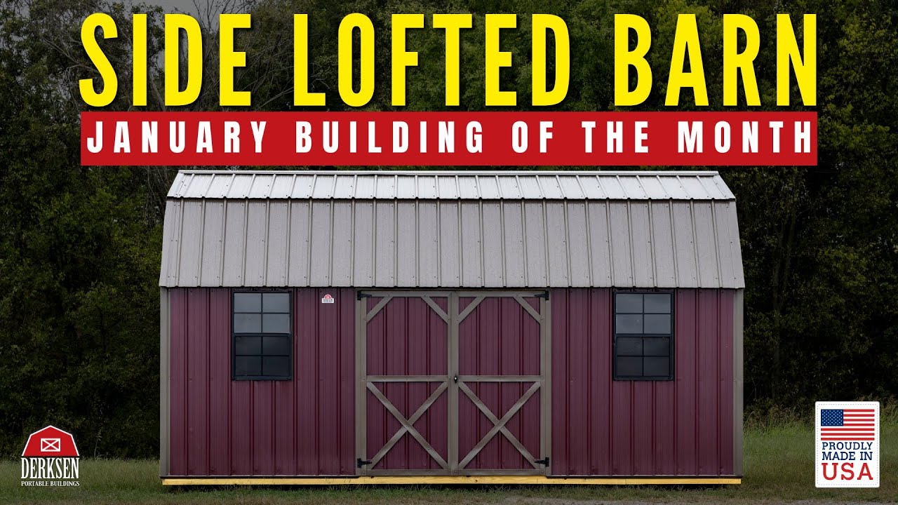 Derksen’s Smartest January Build - Side Lofted Barn