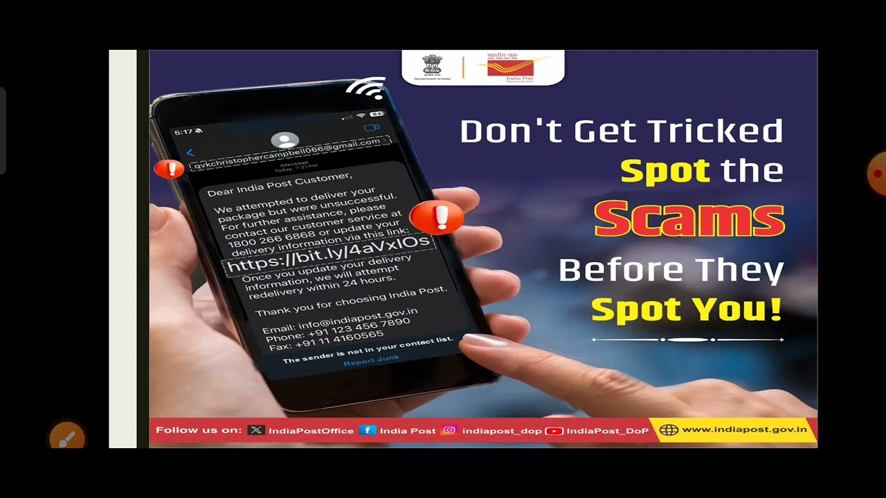 SCAM ALERT ! INDIA POST.