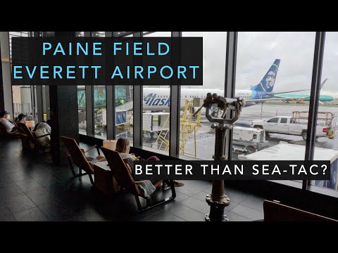 Paine Field Everett Airport Tour. Better Than Sea-Tac?