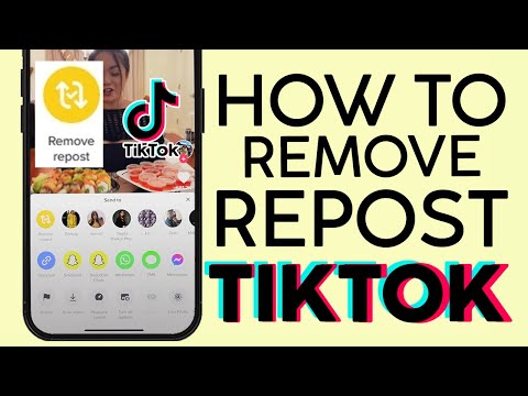 How to EASILY Remove a Repost on a Tiktok Video | QUICK & Easy! (2023)